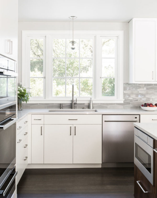 Gray Gloss Elongated Hexagons - Pratt + Larson