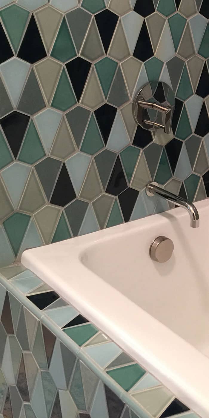 Facet Field Shape Bathroom - Pratt + Larson