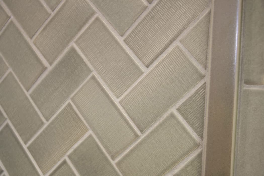 Textured Backsplash Kitchen - Pratt + Larson