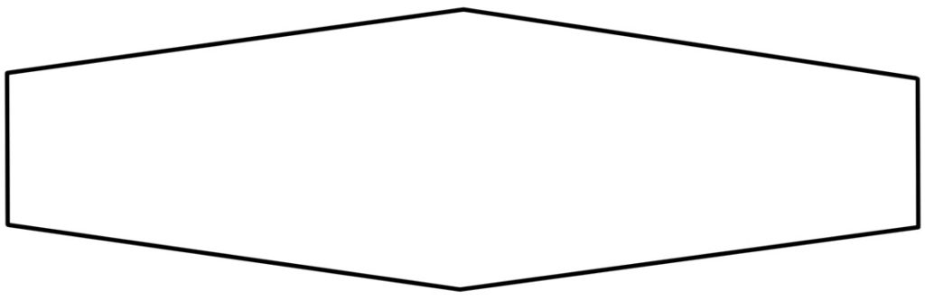 Large Elongated Hex - Pratt + Larson