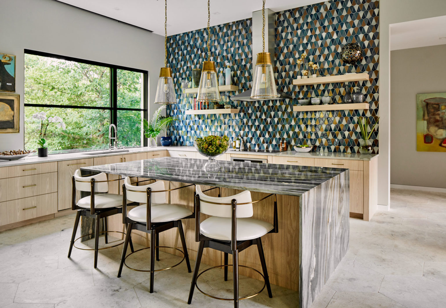 Facet Backsplash - Pratt + Larson