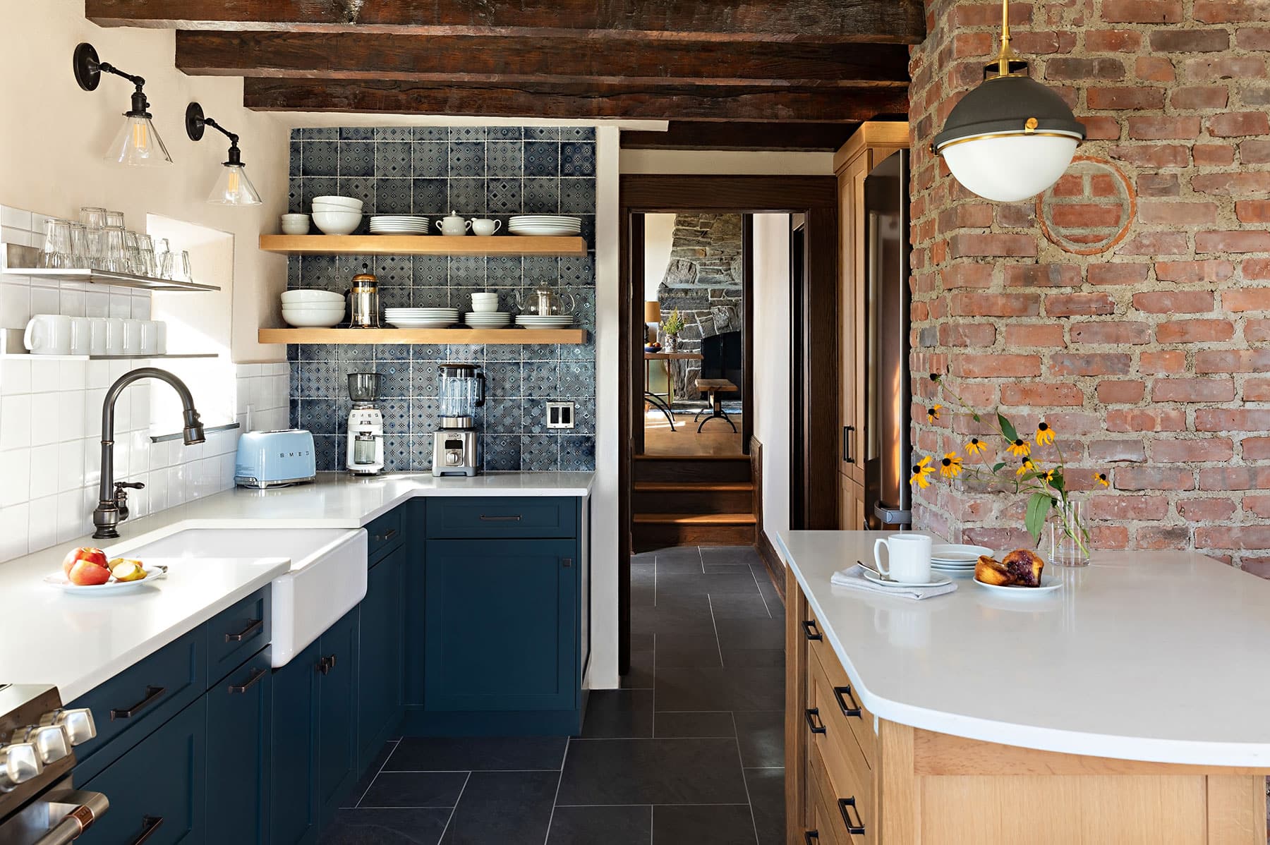 Embossed Backsplash - Pratt + Larson